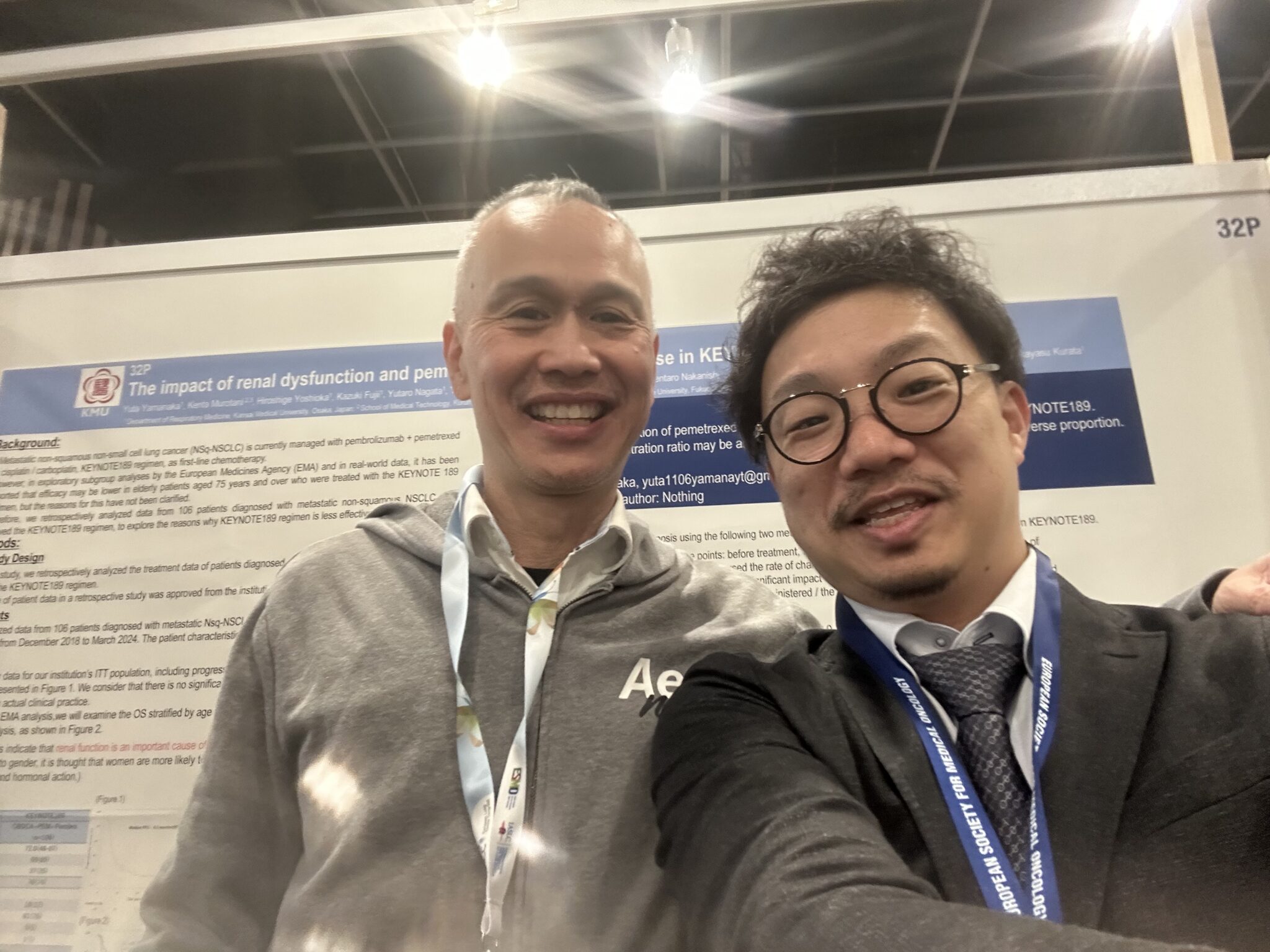 関西医科大学附属病院 新薬開発科 | 山中雄太講師がEuropean Lung Cancer Congress (ELCC), Paris ...